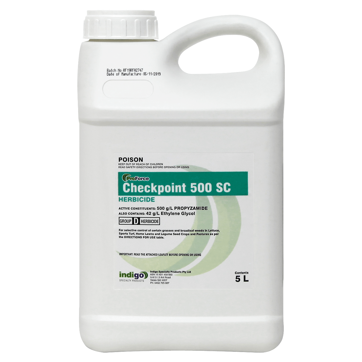 Indigo Checkpoint Herbicide 5L. Propyzamide